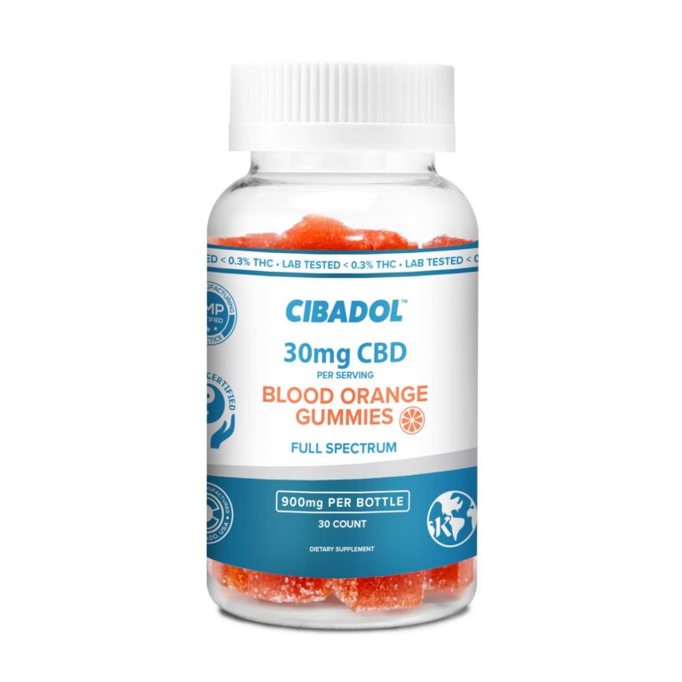 Cibadol | Full-Spectrum CBD Blood Orange Gummies | Hemp Depot